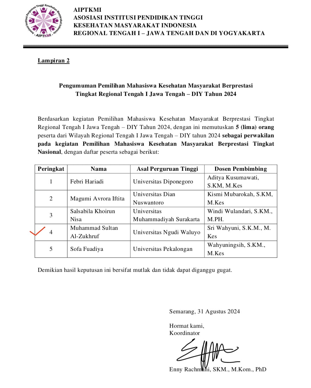 S1 PSKM Universitas Ngudi Waluyo